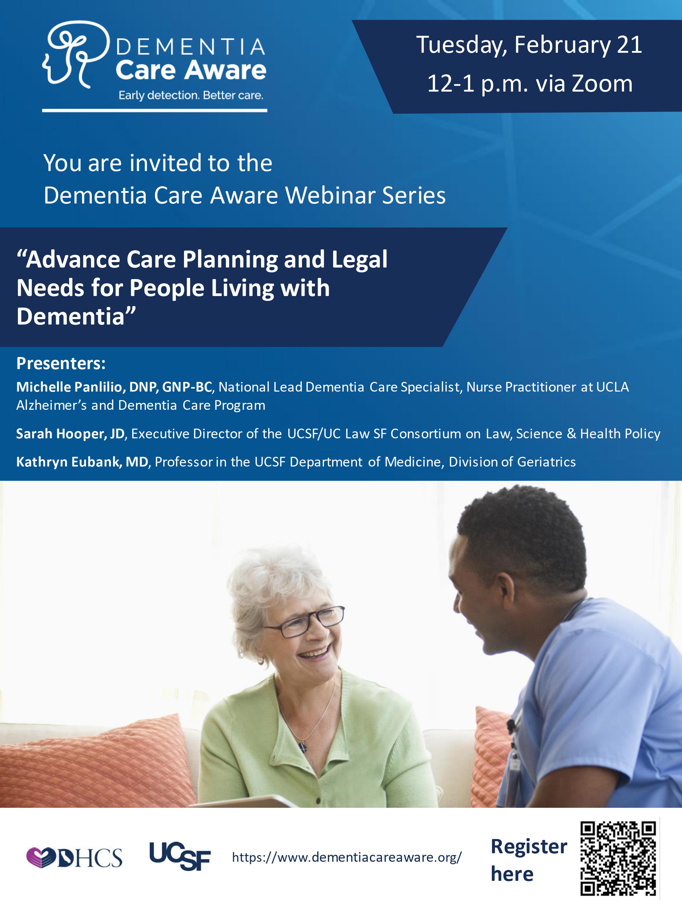 Dementia Care Aware initiative’s next Zoom webinar on Feb 21, 2023 ...