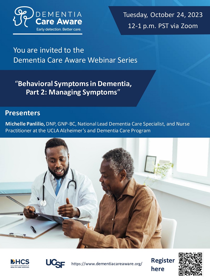 Join DCA's Upcoming Webinar on Managing Behavioral Symptoms in Dementia ...
